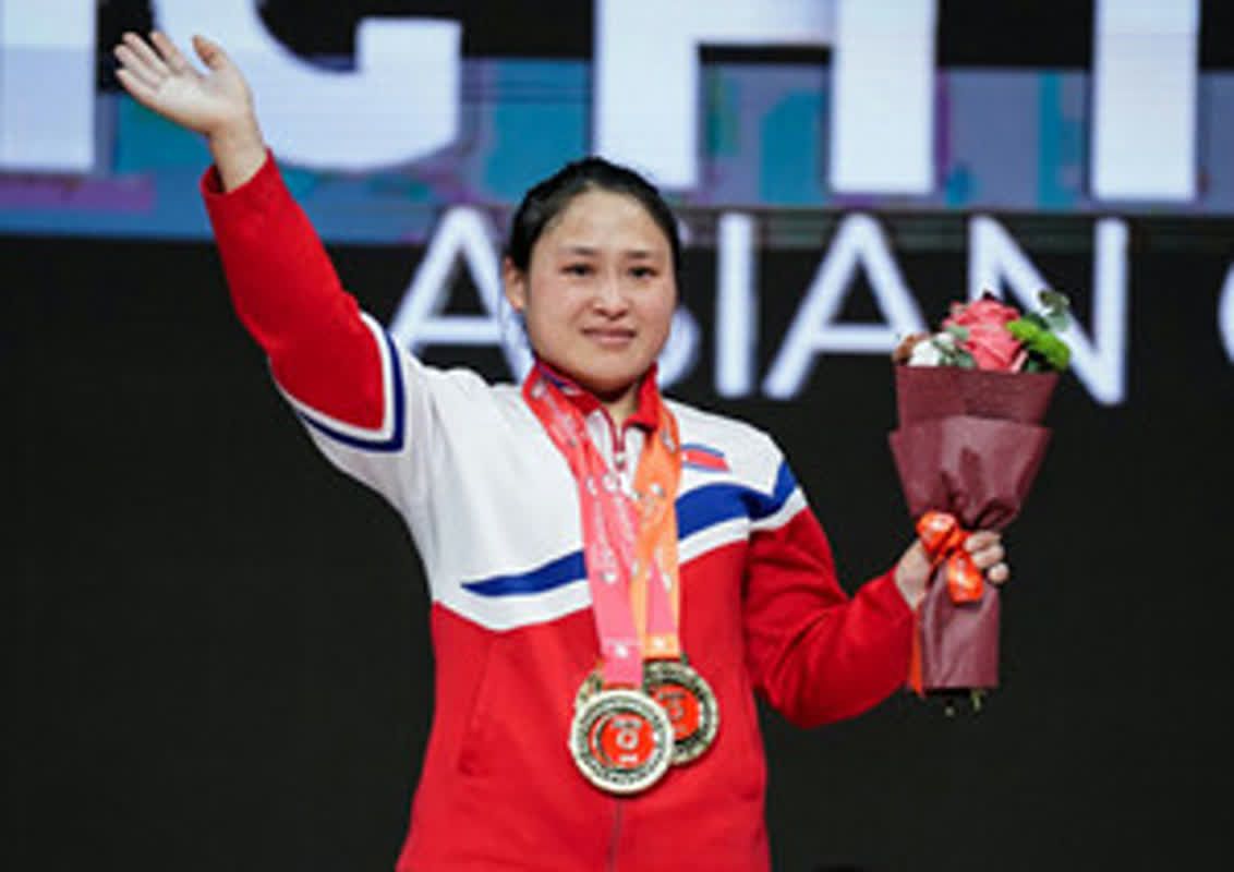 North Korea's Ri Song Gum Sets New World Records in Weightlifting Triumph