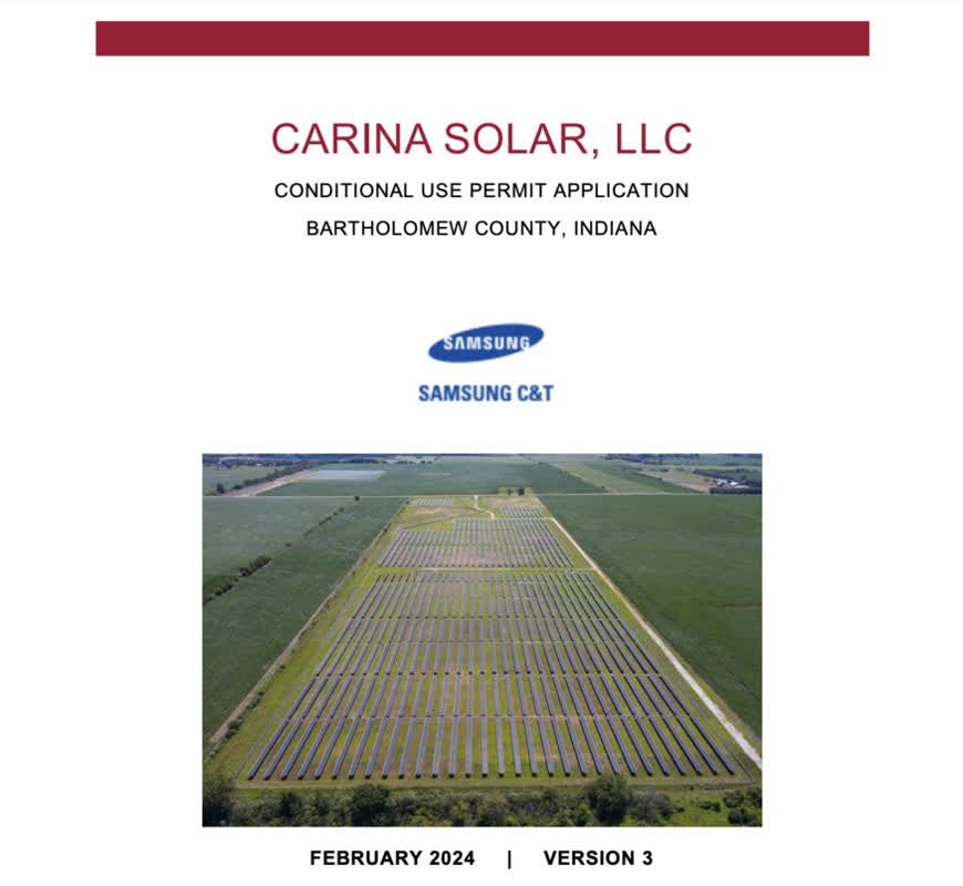 Samsung C&T Plans to Build Massive Solar Power Plant in Indiana, USA