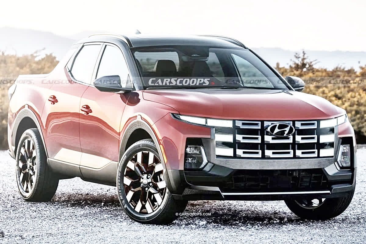 Hyundai's Santa Cruz Pickup: Facelift Images and Design Changes Revealed