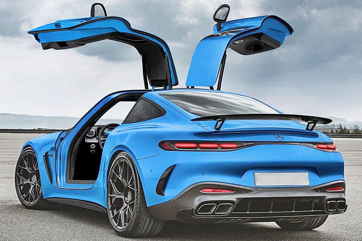 Mercedes AMG GT with Gull-wing Doors: A Blast from the Past